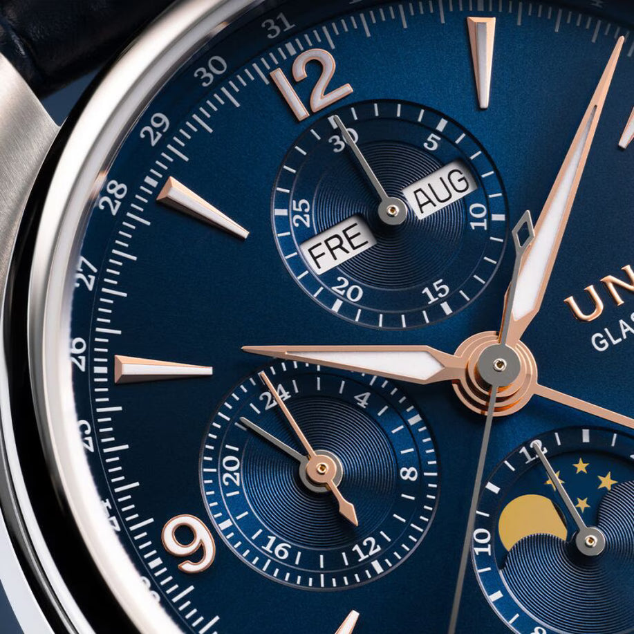 Union Glashütte Belisar Chronograaf Maanfase Union Glashütte Belisar ...